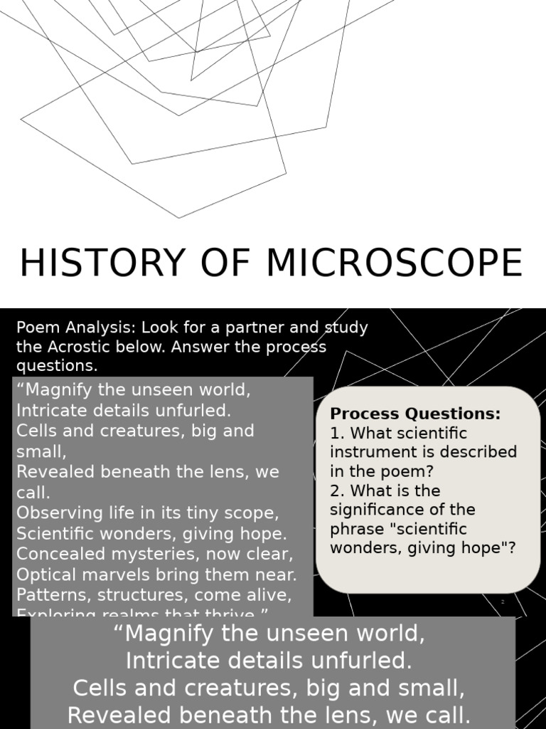 1history of Microscope | PDF | Microscope | Optics