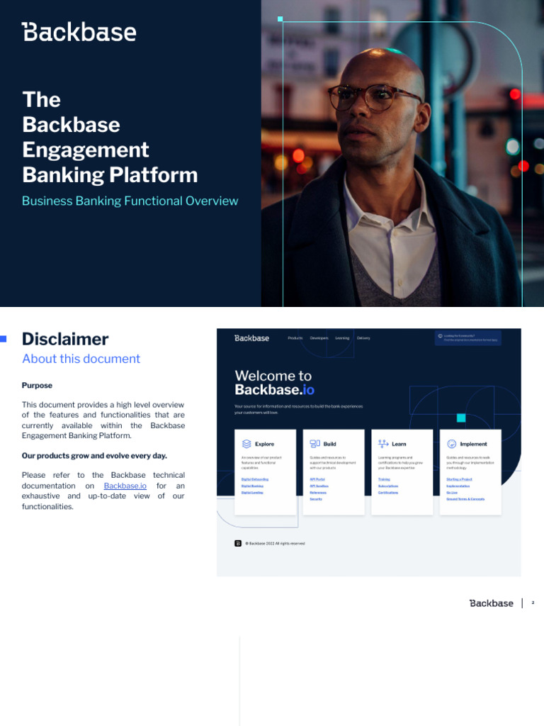 Backbase Business Banking Overview | PDF | Password | Accounts Payable