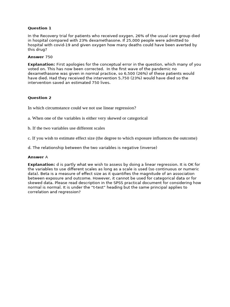 Solutions To Mini Slido Quiz - Lecture 2 Part 1 | PDF | Wellness | Science & Mathematics