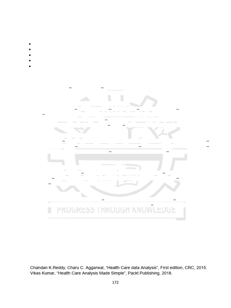 Health Care Analytics Pdf Machine Learning Mathematical Optimization