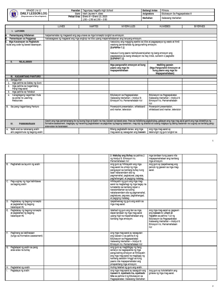 DLL ESP8 Dec.5 Dec.6 2022 | PDF