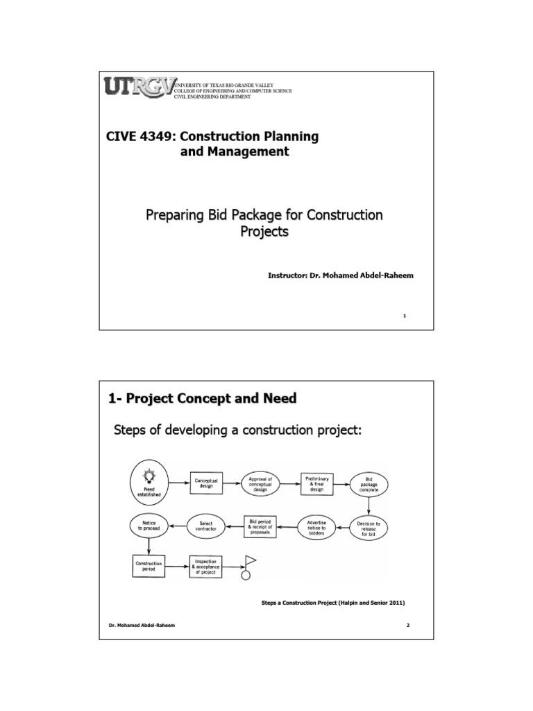 Lecture 2 - Bid Backage For Construction Projects | PDF | Surety ...
