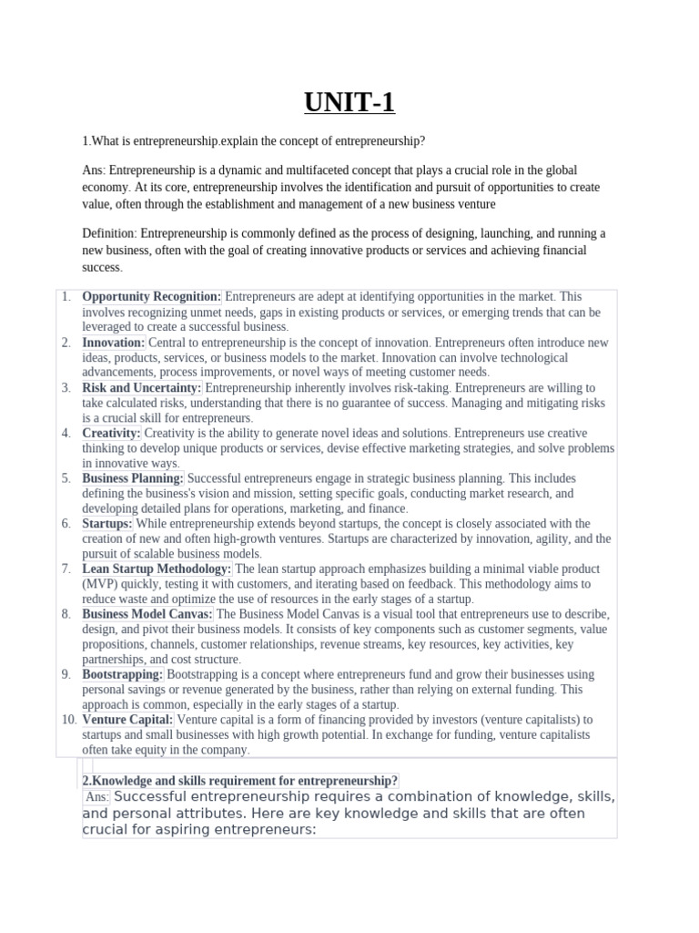 E&i Material-C.g | PDF | Entrepreneurship | Feasibility Study