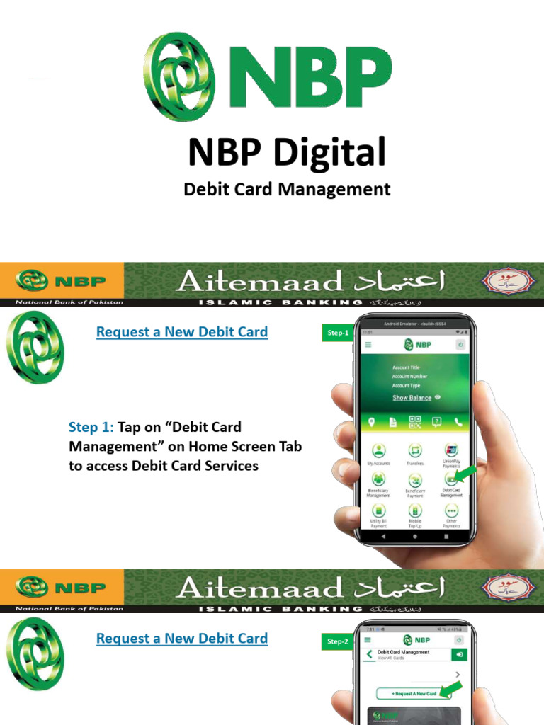NBP Debit Card Management Guide | PDF