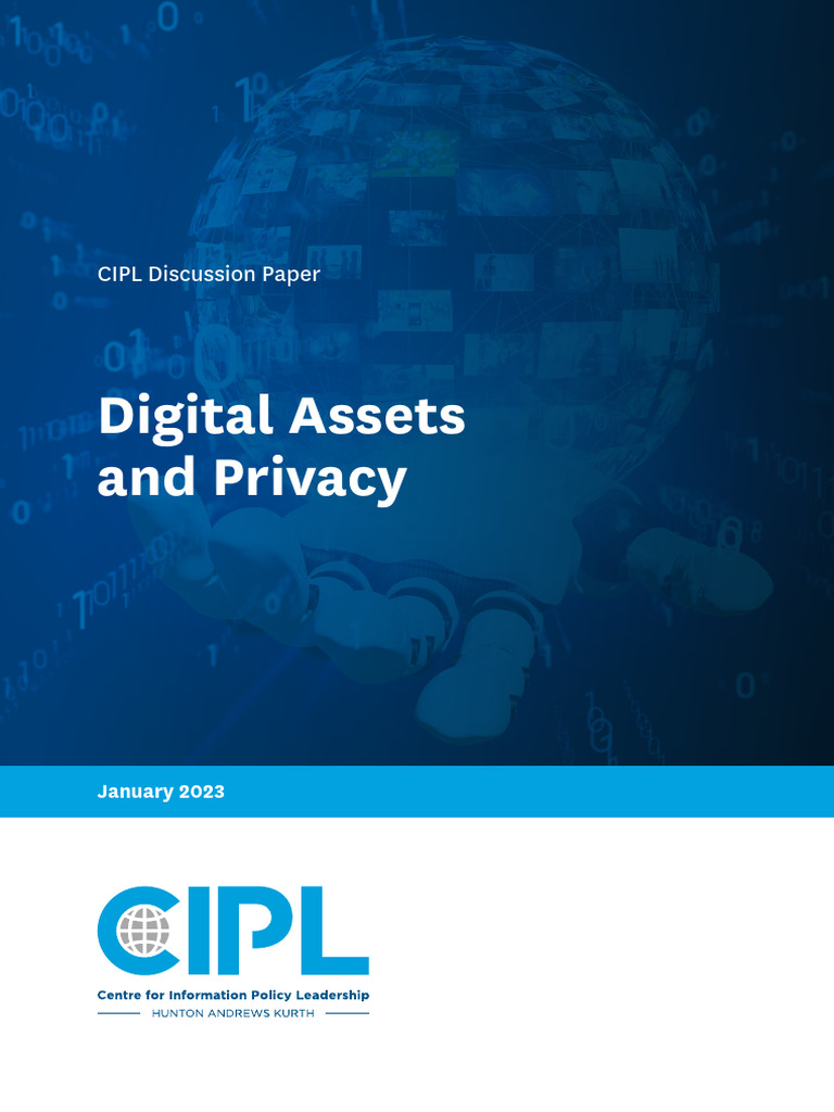Digital Assets & Privacy: CIPL Insights | PDF | Key (Cryptography) | Public Key Cryptography