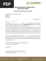 Fiesta Solicitation Letter | PDF | Festival