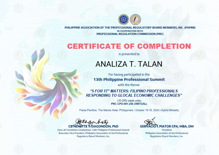 PPS Certificate (1) | PDF