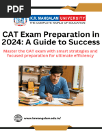 CAT 2025 Study Plan With Rodha | PDF
