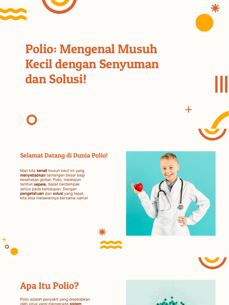 Polio: Gejala, Pencegahan, Fakta | PDF