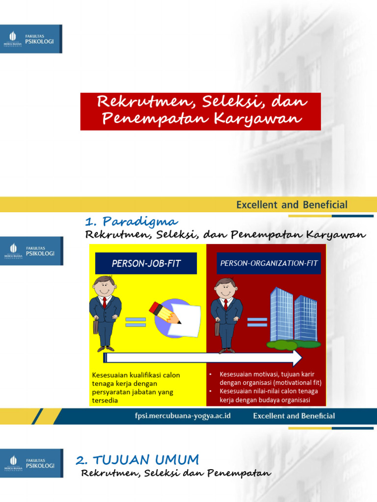 Rekrutmen Dan Seleksi | PDF | Karier & Perkembangan