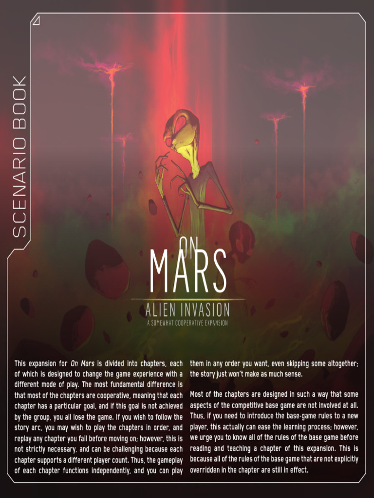 On Mars Alien Invasion Rules | PDF | Mars | Extraterrestrial Life