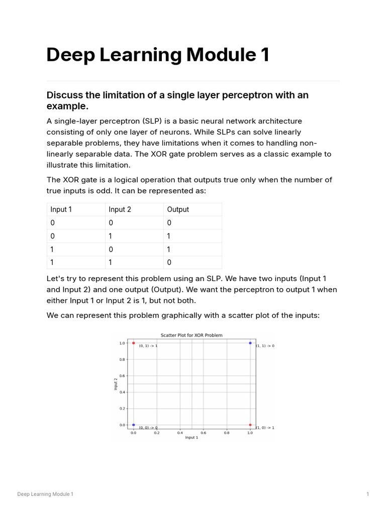 Module 1 - S8 CSE NOTES - KTU DEEP LEARNING NOTES - CST414 | PDF ...