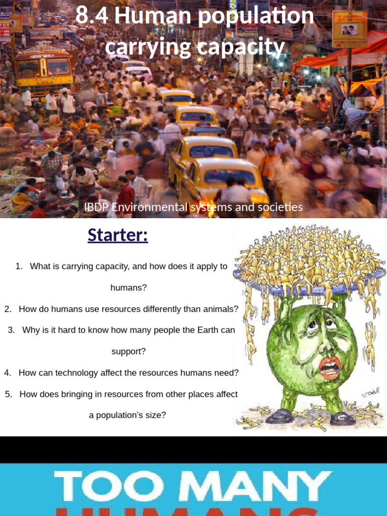 8.4 Human Population Carrying Capacity | PDF | Agriculture | Sustainability