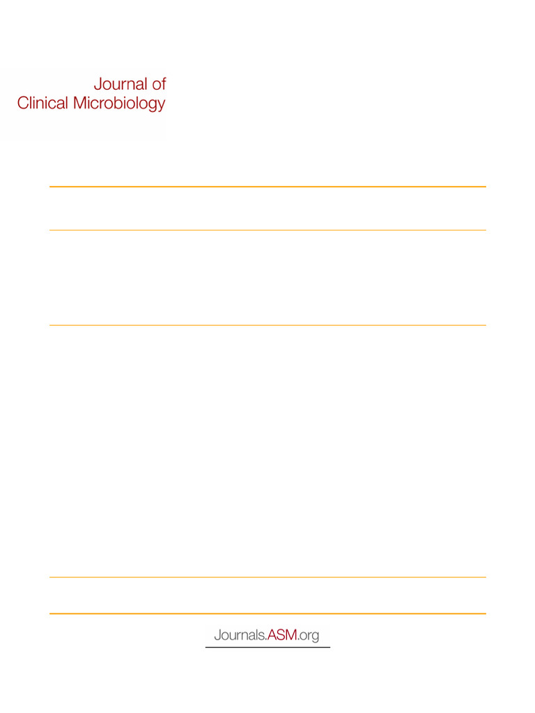 Identification of Pandoraea Species by 16S Ribosomal DNA-Based PCR ...