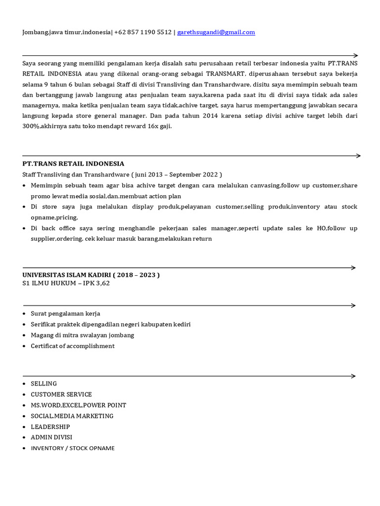 CV Baru Margaret Terbaru Word 2023-1 | PDF