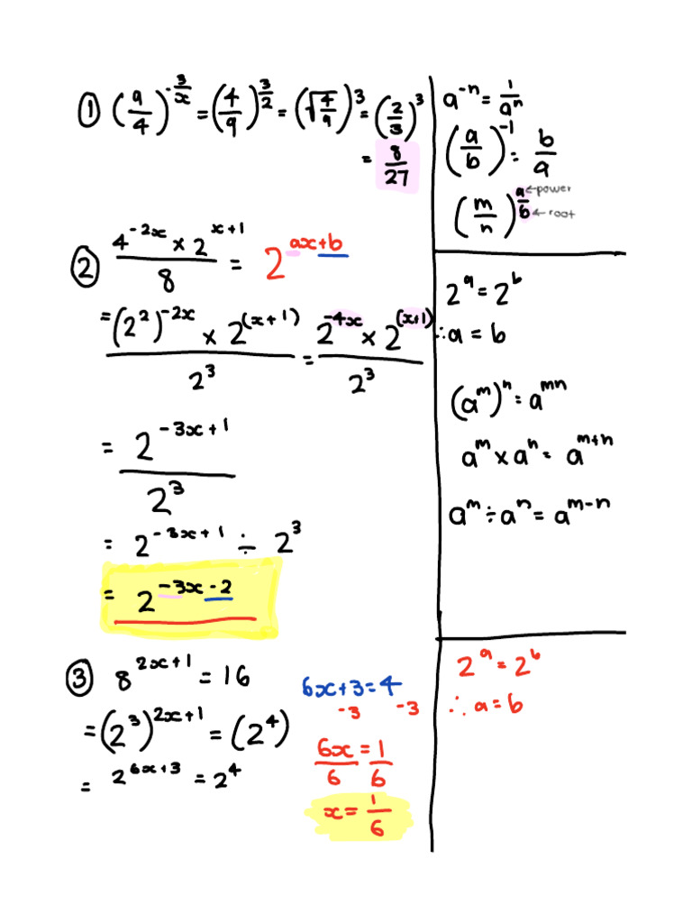 f1 Algebraic Techniques Maths Yr 11 | PDF | Mathematics | Mathematical ...