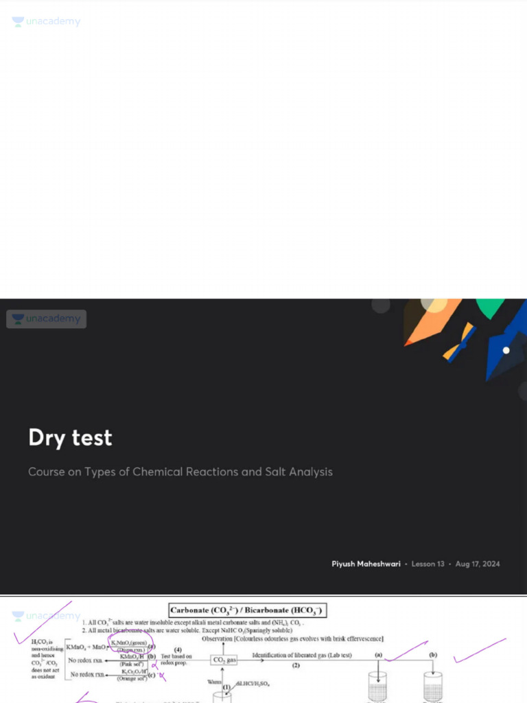 Dry Test With Anno | PDF