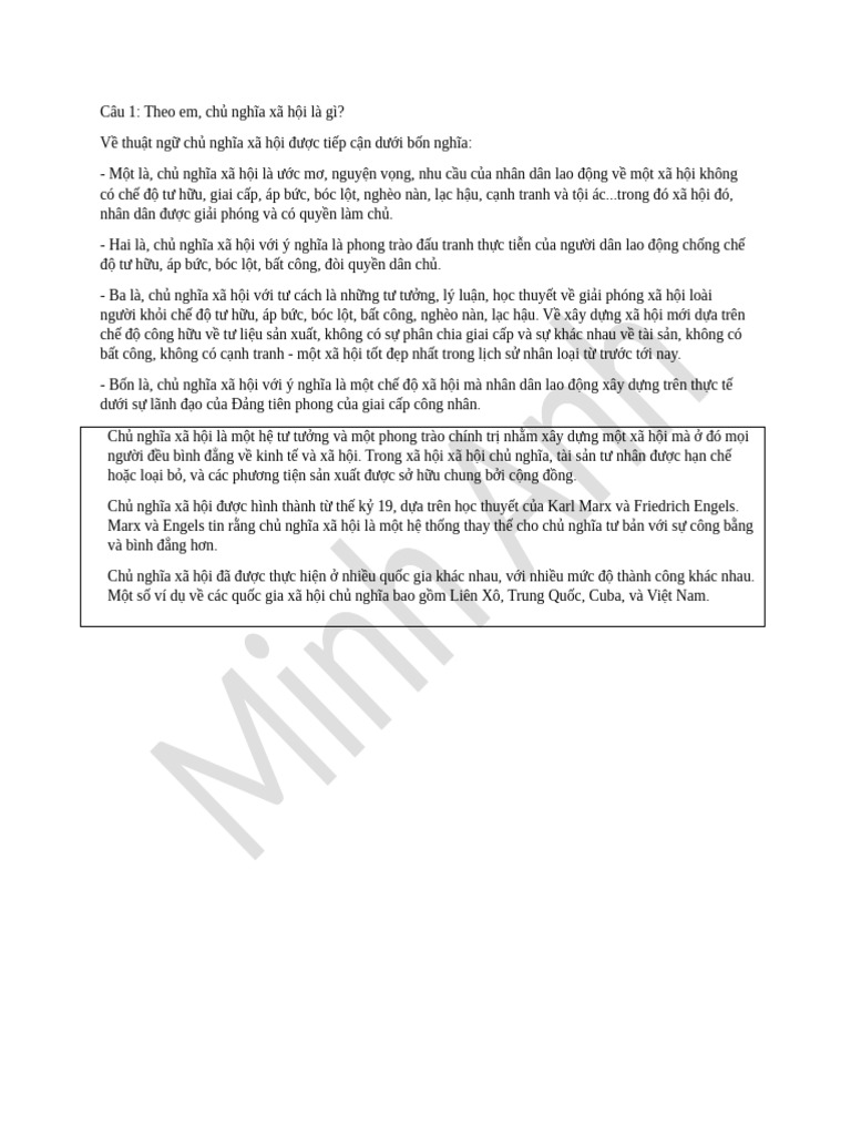 BT Quá trình | PDF