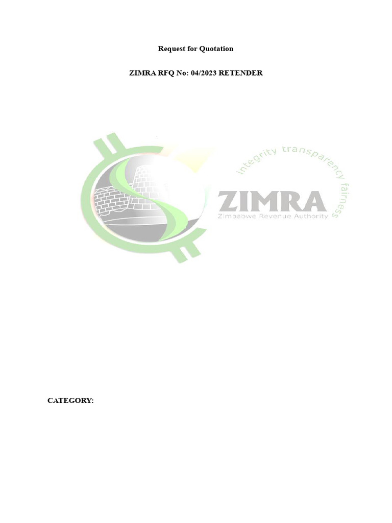 RFQ 04 - 2023 For The Provision of Bulk and Cargo Transport Services ...