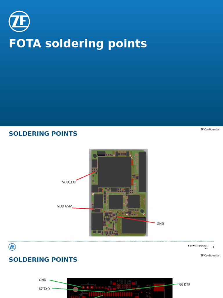 GSM Soldering Points | PDF