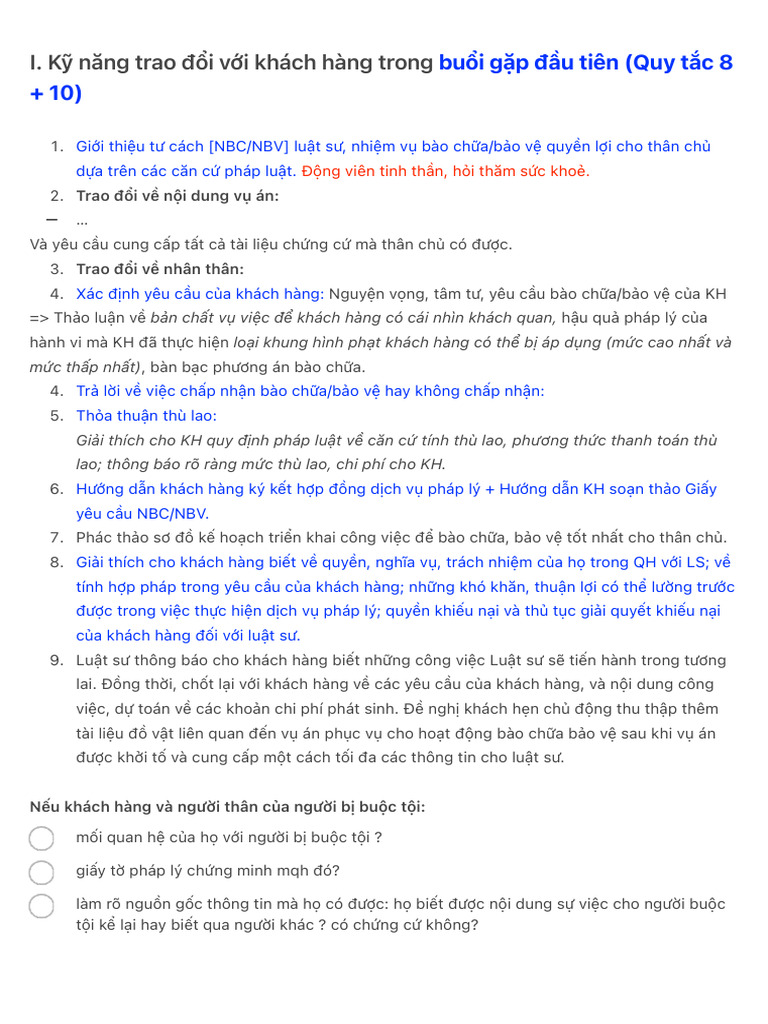 I. K N NG Trao IV I Khách Hàng Trong: Bu Ig P U Tiên (Quy T c8 + 10) | PDF