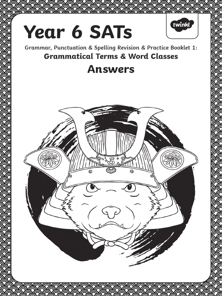 Year 6 SATs SPAG Revision Booklet 1 | PDF | Adverb | Preposition And ...