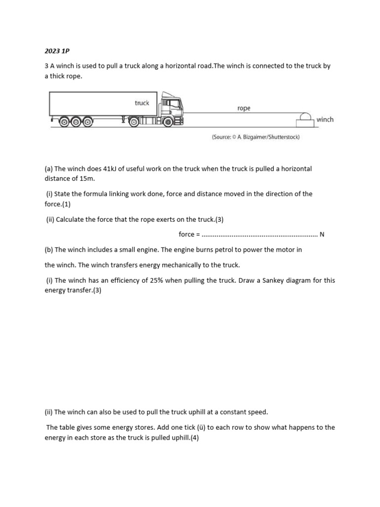 unit 4 past papers | PDF | Force | Gases
