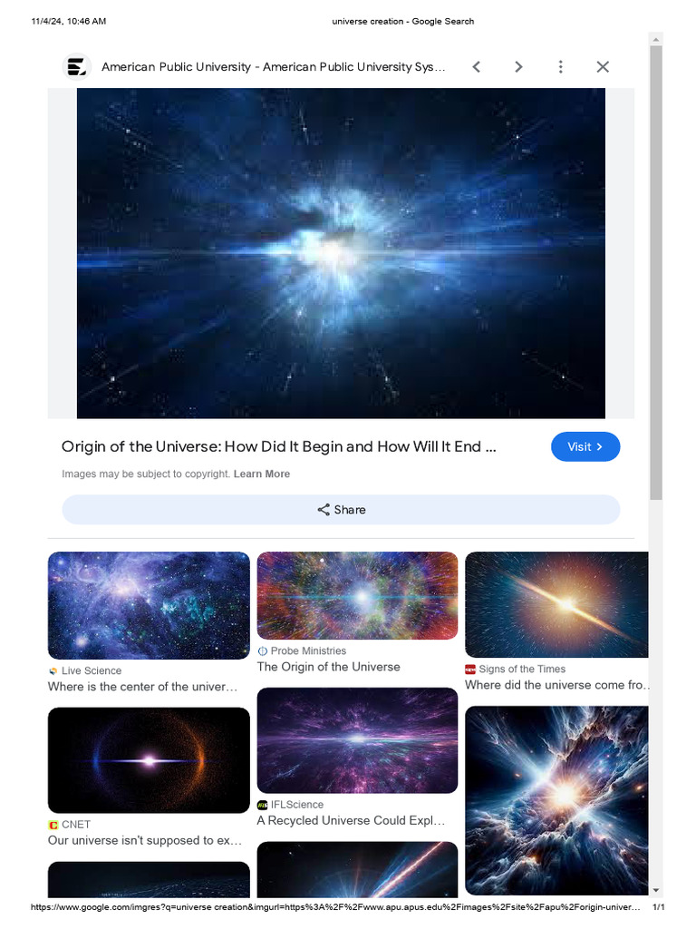 universe creation 1 | PDF