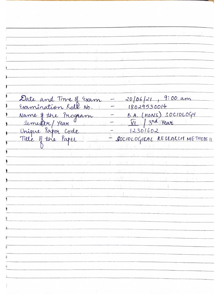 Questionnaire Answer OBE PDF | PDF