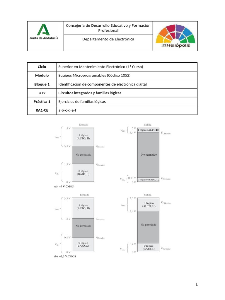 TEMA 2. - Ejercicios UT2 | PDF | Puerta lógica | Electrónica