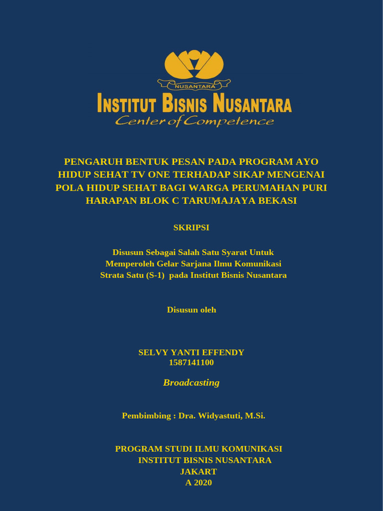 Cover Skripsi KMKS | PDF | Ilmu Sosial | Sains & Matematika