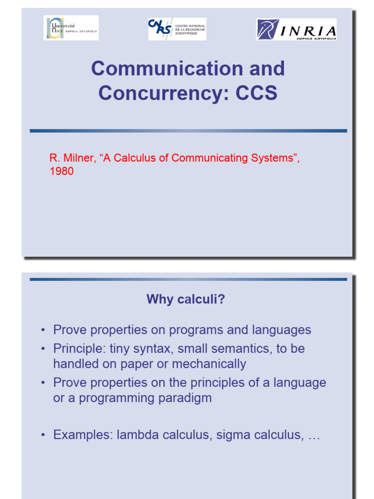 2009 Ssde CCS | PDF | Semantics | Concurrency (Computer Science)