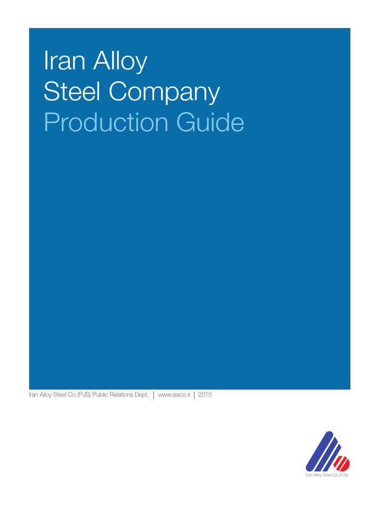 Iran Alloy Steel Product Guide Book | PDF | Steel | Heat Treating