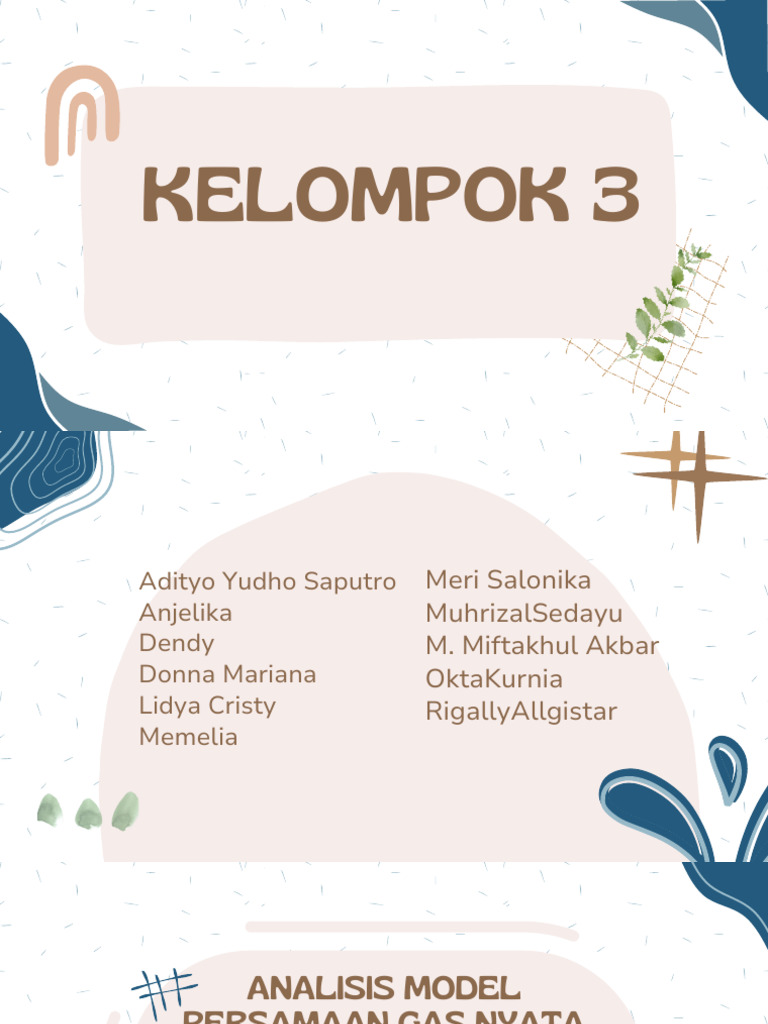 Coklat Dan Putih Biru Kreatif Estetik Slide Presentasi | PDF ...