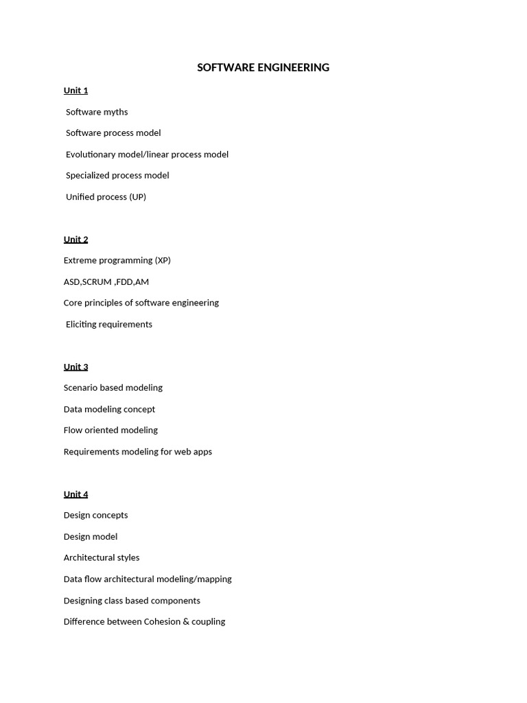 Software Engineering | PDF