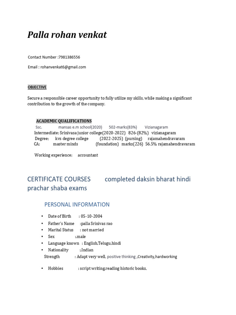 Rohan Resume | PDF