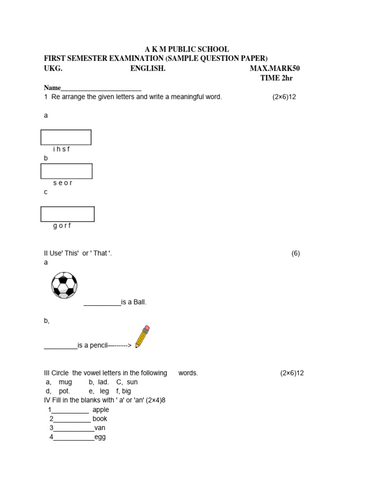 Questionpaper 27 | PDF