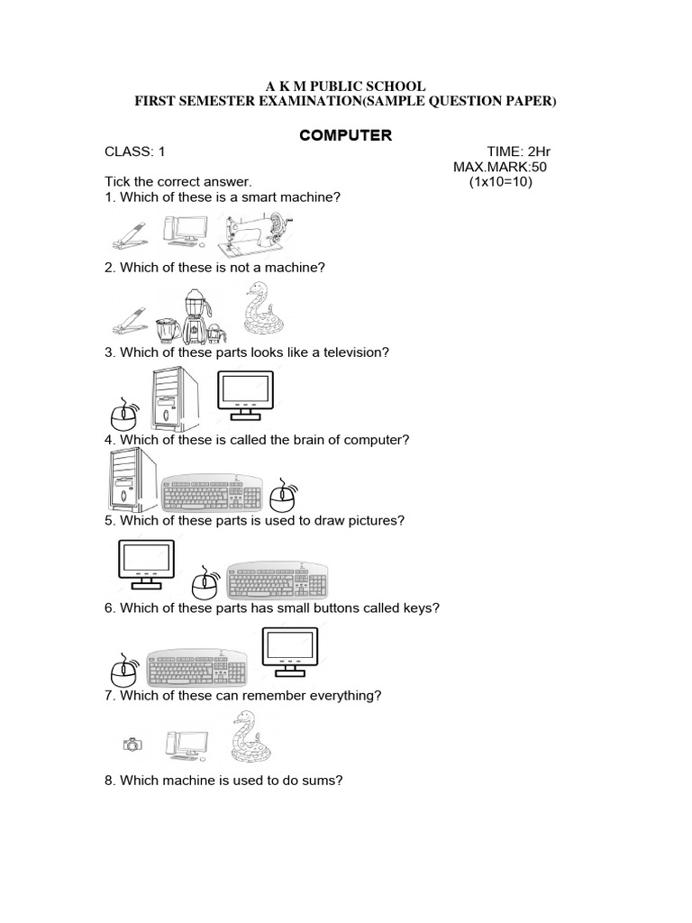 Questionpaper 31 | PDF | Teaching Methods & Materials