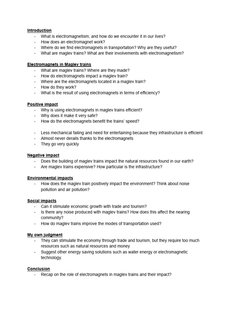 Science Essay Skeleton | PDF | Technology & Engineering