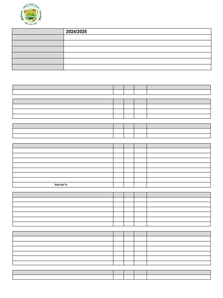 Subject Moderation Form | PDF | Educational Assessment | Teaching