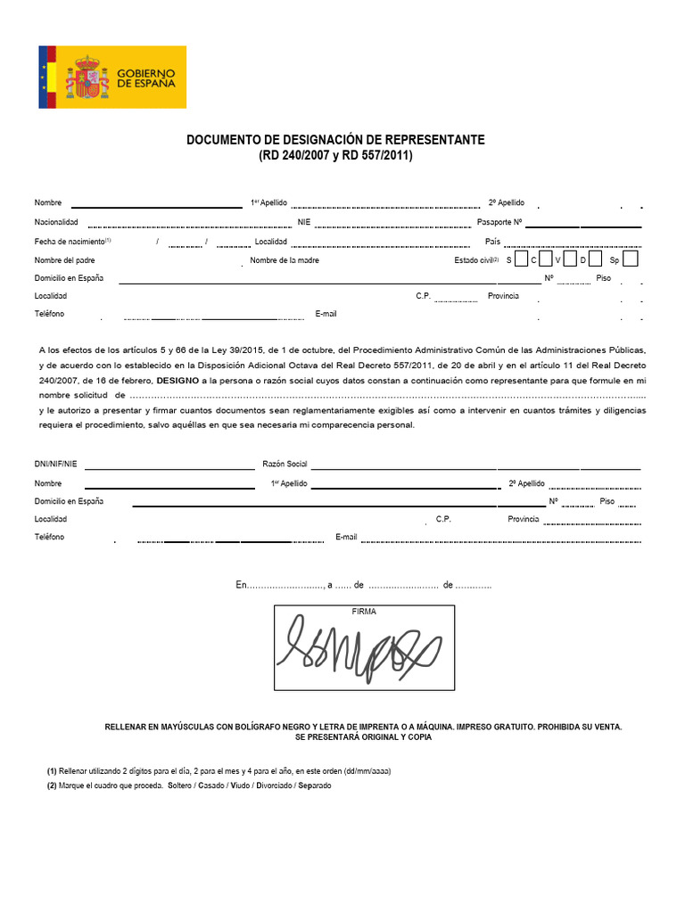 Designacion - de - Representante Ashley Jason Cox Signed | PDF | Documento de identidad ...