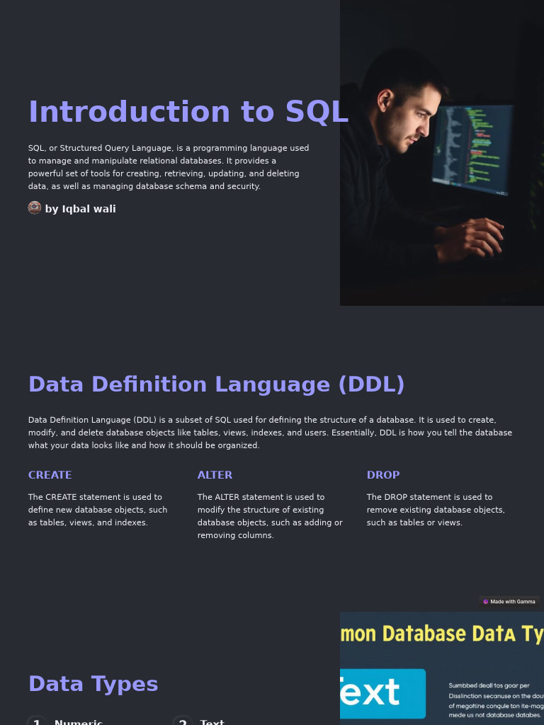 Introduction-to-SQL For 5 Year Olds | PDF | Sql | Relational Database