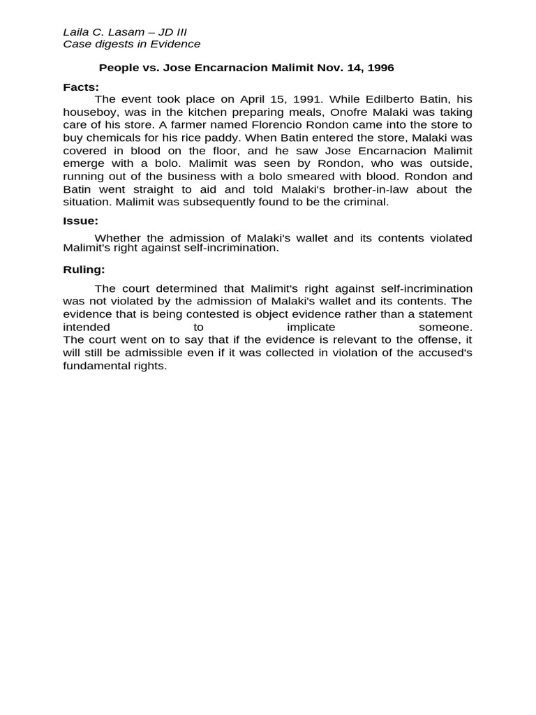 RULE 130 CASES | PDF | Executive Privilege | Witness