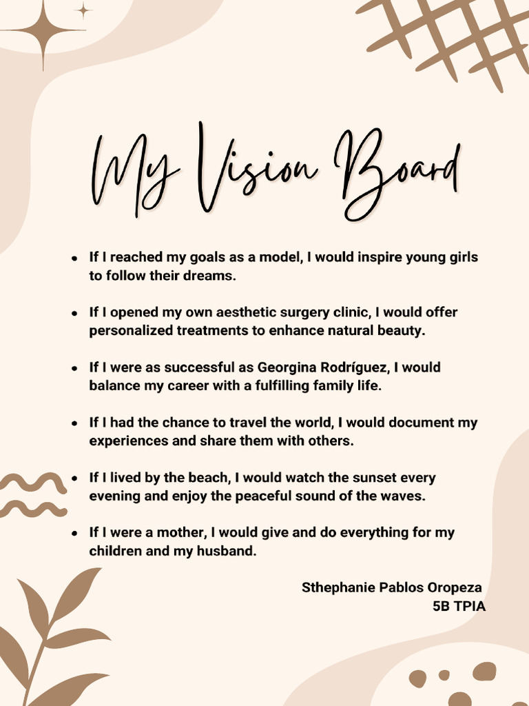 My Vision Board | PDF