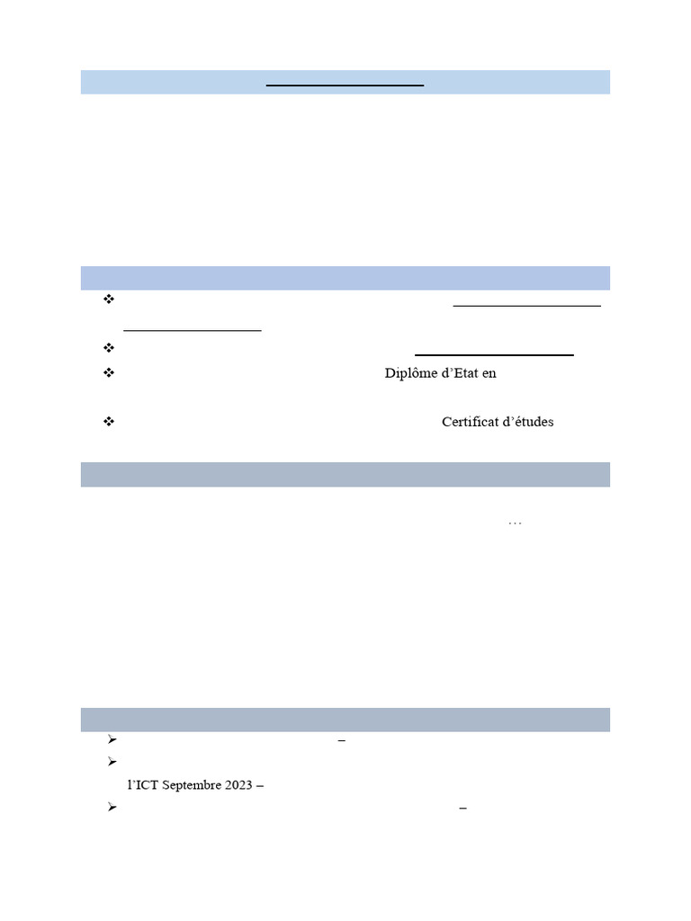 CV d'Eric Bazigobo Sopokali | PDF | Microsoft Office | Informatique
