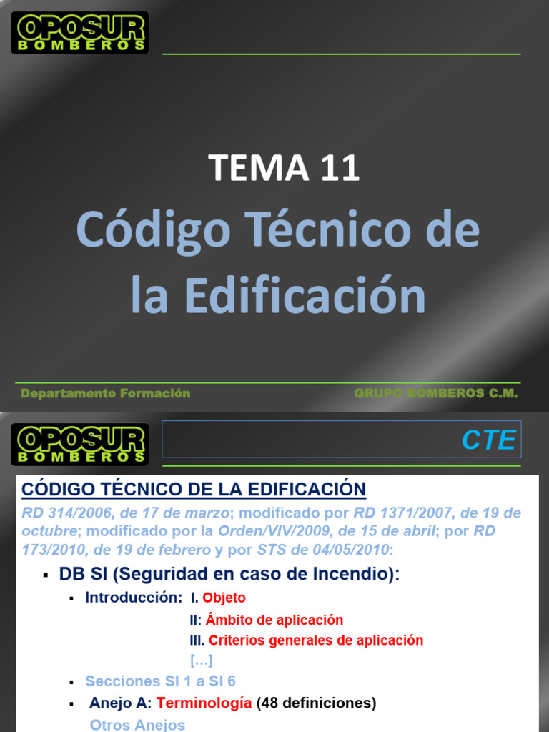 Presentación Pedro Alvarez Cte Tema 11 | PDF | pared | edificio