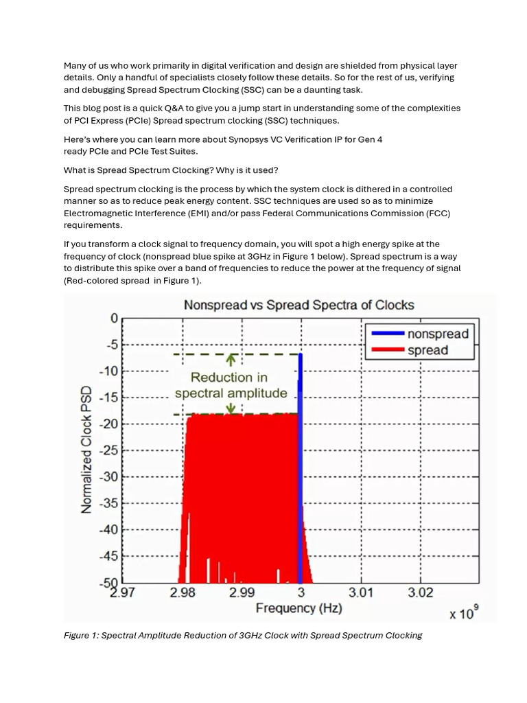 Spread Spectrum Clocking | PDF | Spectral Density | Modulation