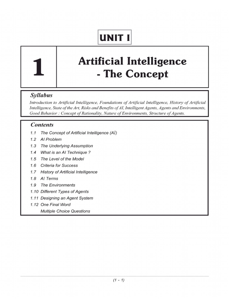 Artificial Intelligence | PDF