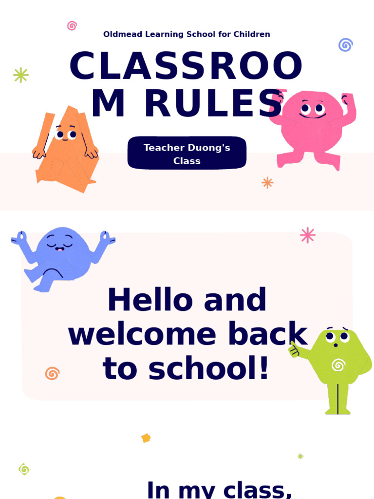 Classroom Rules | PDF