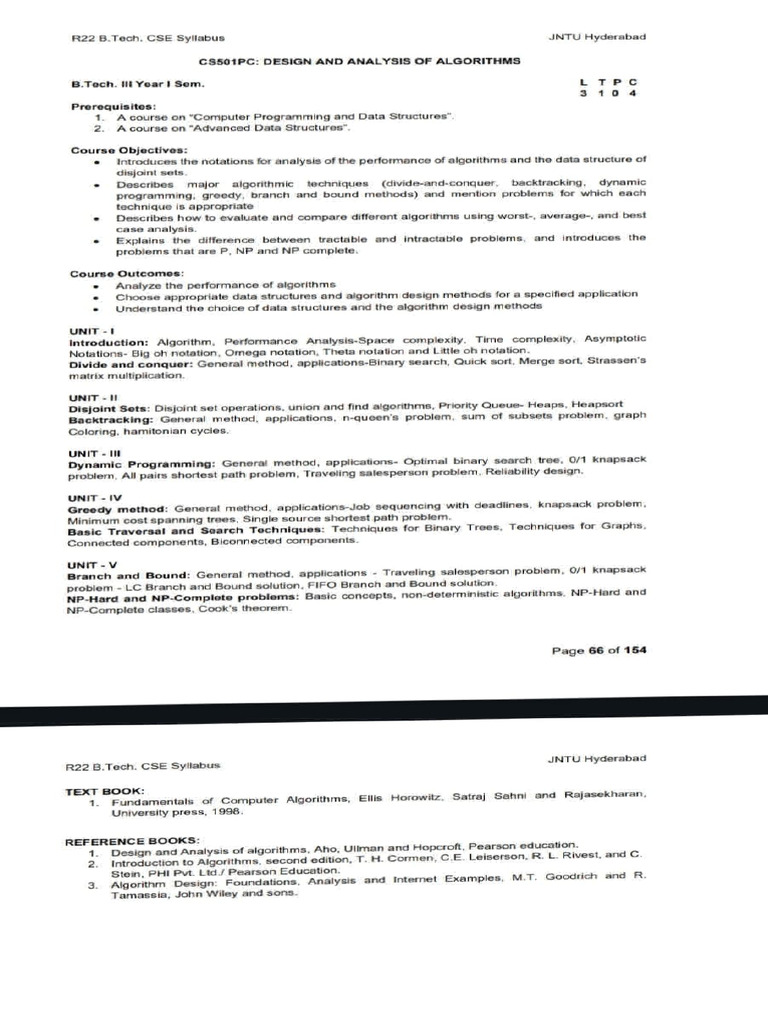 3-1 SYLLABUS | PDF | Computer Network | Programming Language